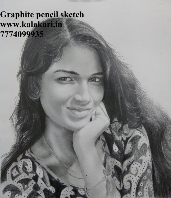 Pencil Sketch Portrait from Photo – Custom Handmade Drawing