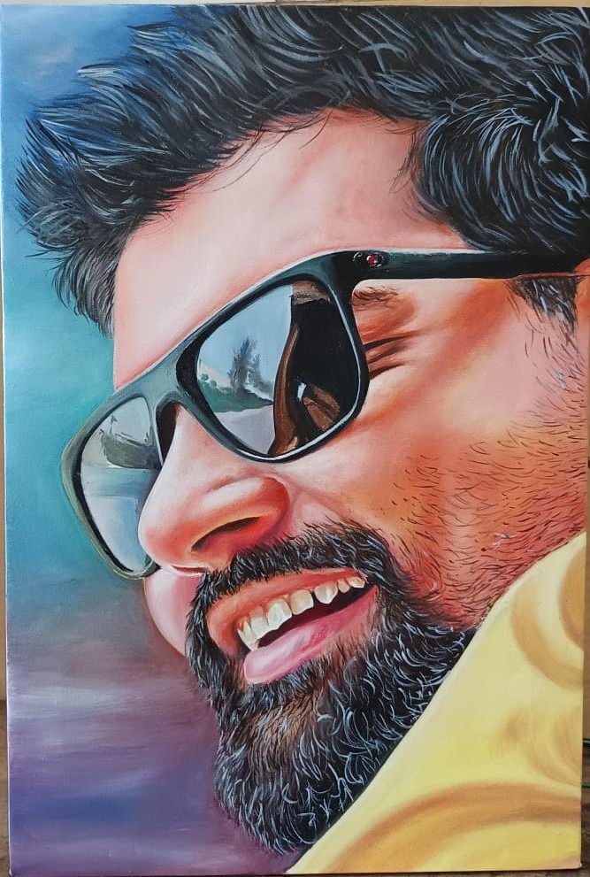 Oil Painting Portraits from Photos | Handmade Art by Kalakari